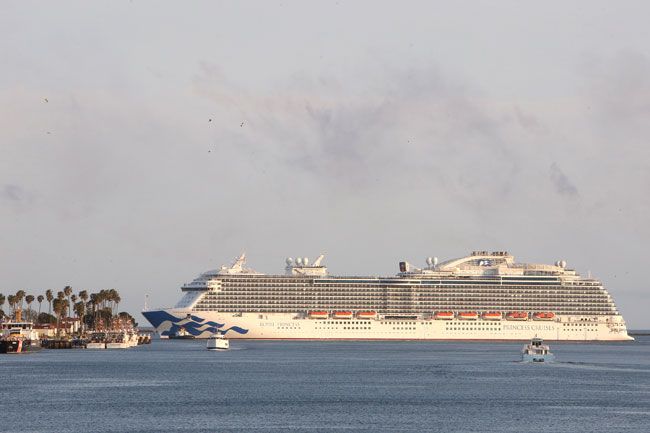 Royal Princess - LA's New Homeport Cruise Ship - Arrives Port of Los ...