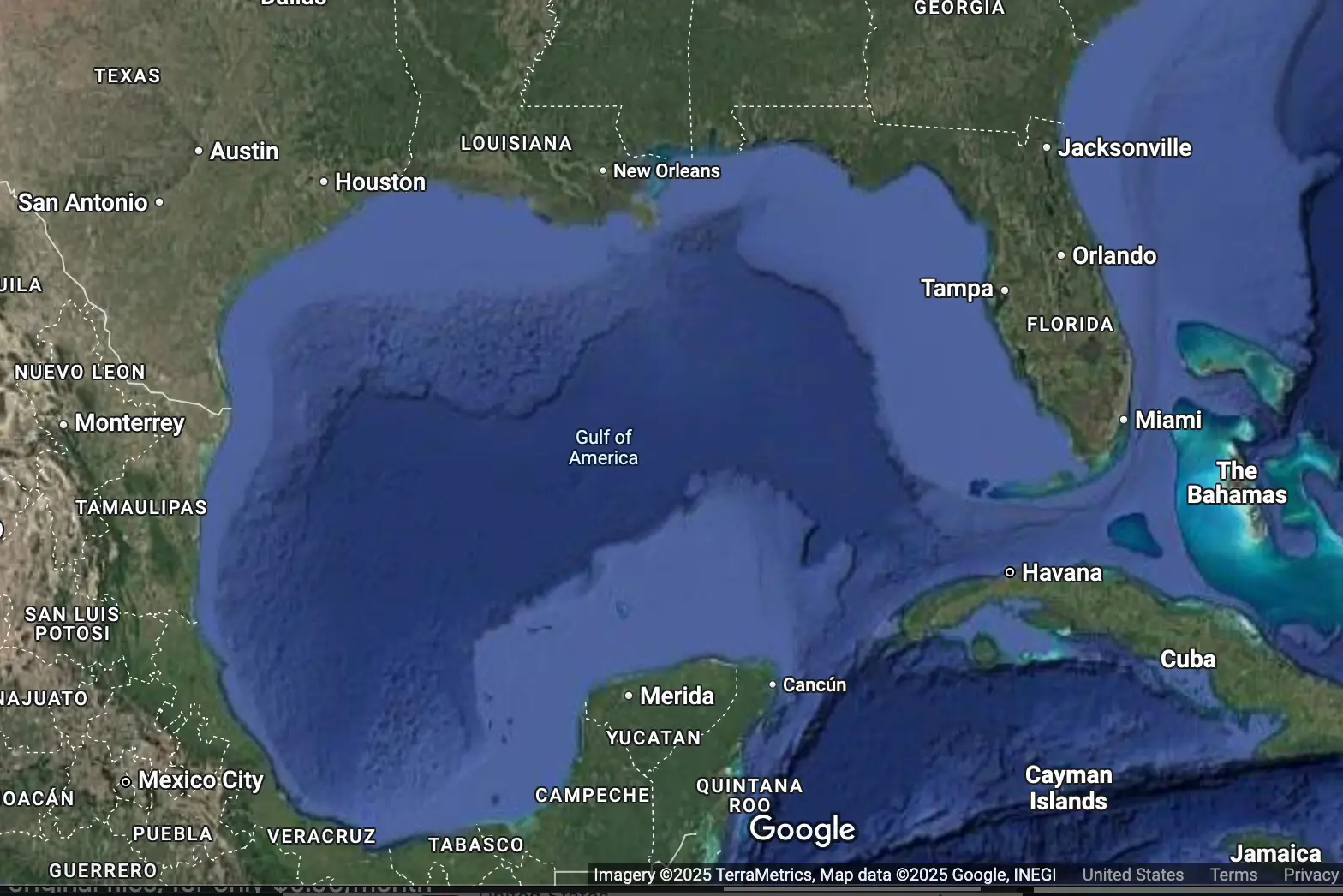 Google Maps Renames Gulf of Mexico to ‘Gulf of America’ in the U.S ...
